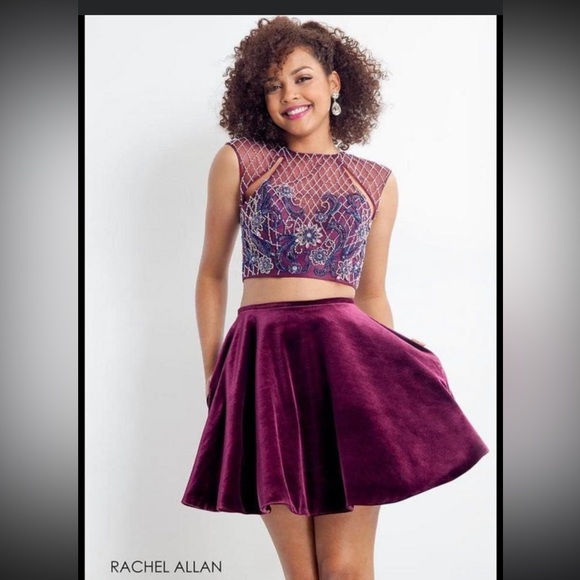 Rachel Allan | Dresses | Nwt Rachel Allen Short Two Piece Homecoming ...